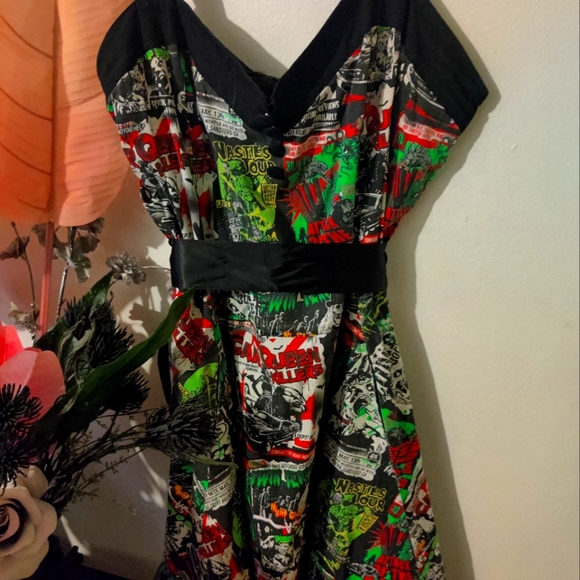 Hell Bunny | Dresses | Hell Bunny Horror Dress | Poshmark